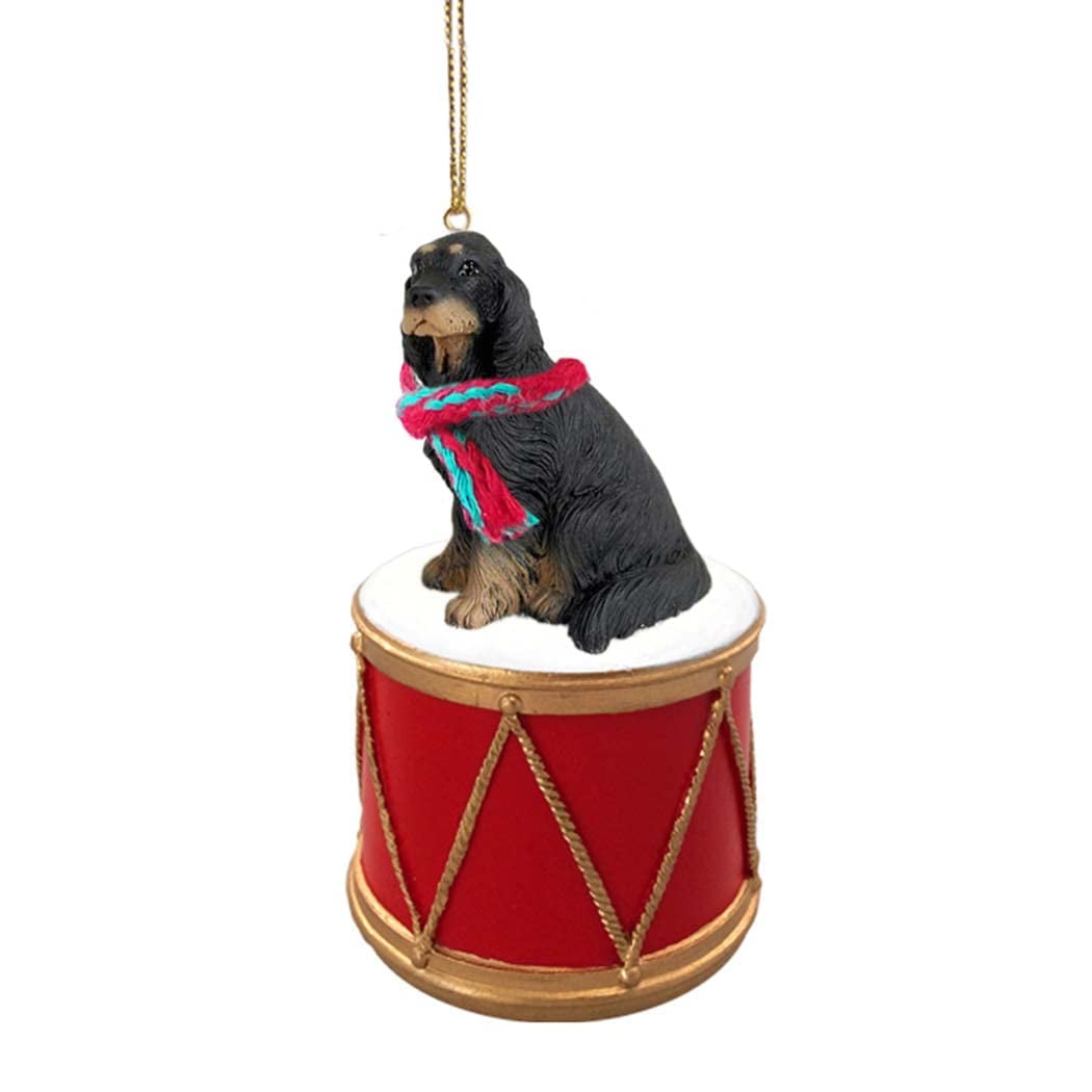 Little Drummer Gordon Setter Christmas Ornament - Hand Painted ...