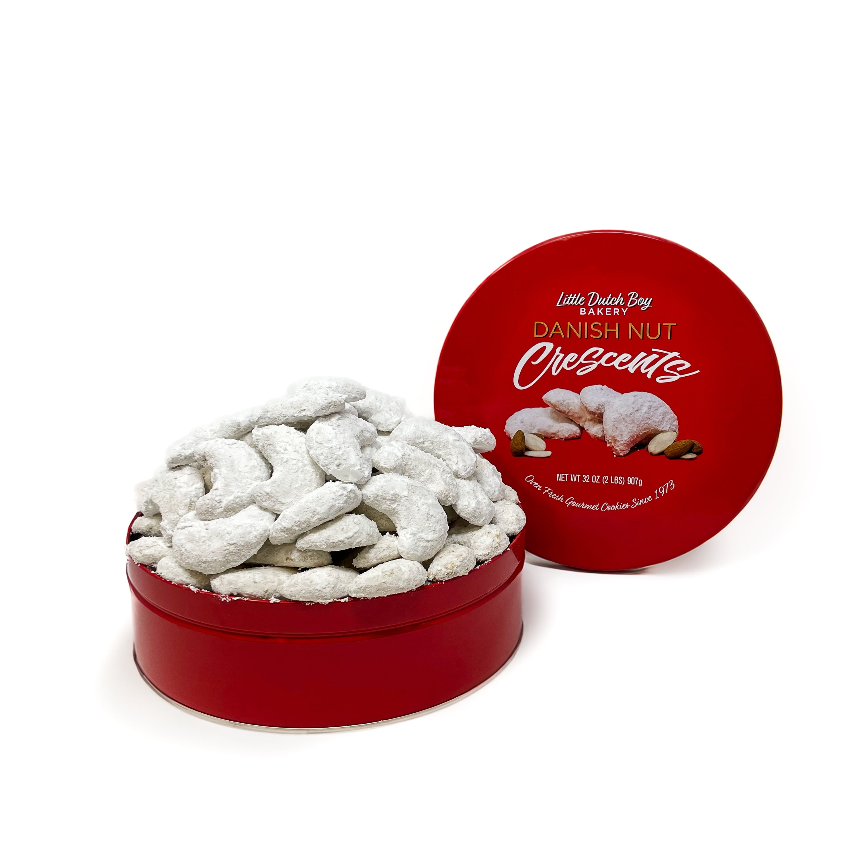 Little Dutch Boy Bakery Danish Nut Baked Gourmet Cookie Tin, 32 oz ...