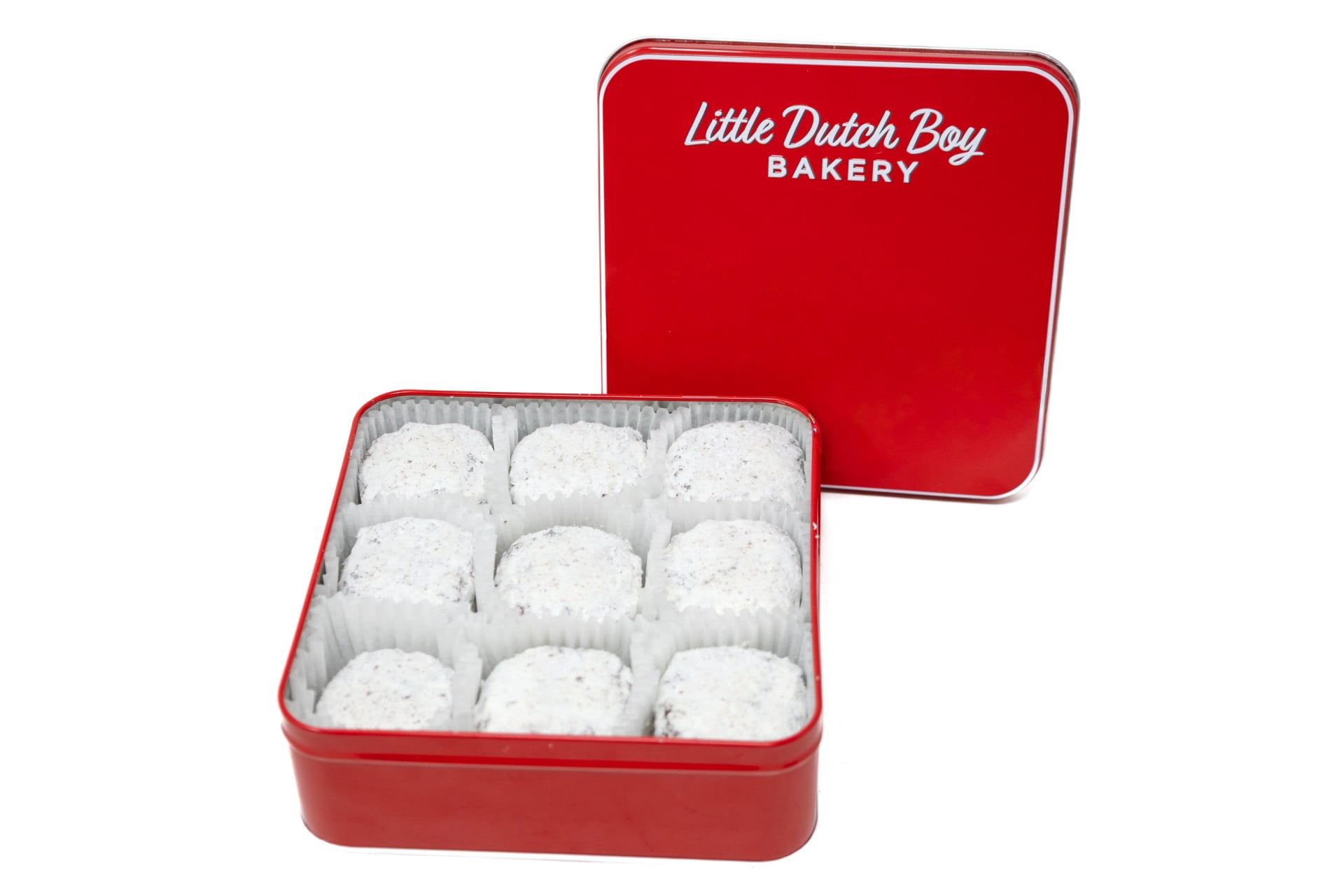 Little Dutch Boy Bakery Powdered Chocolate Gourmet Cookie Tin, 14 oz ...