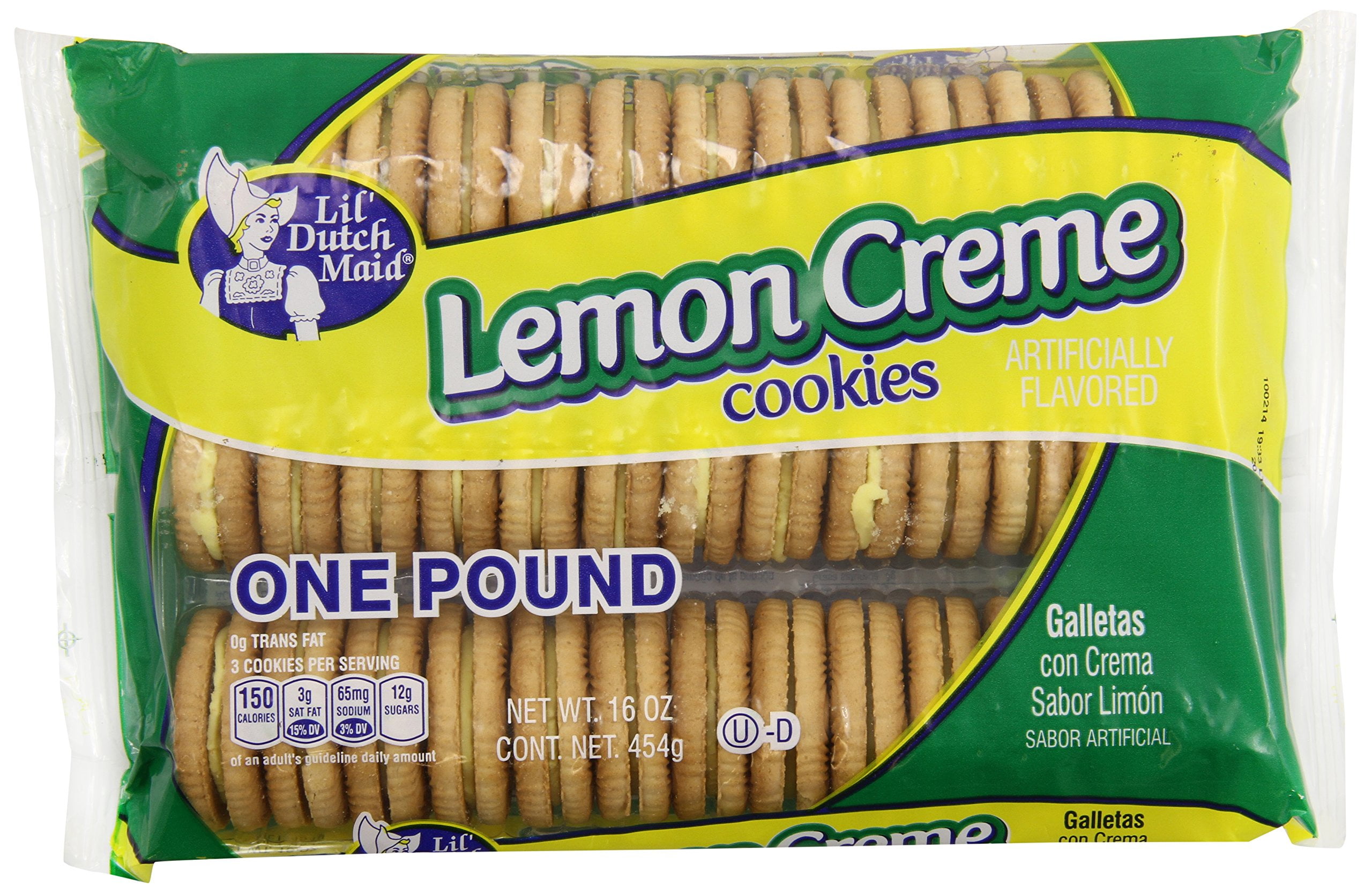 Little Dutch Maid Lemon Crème Cookies, 16 Ounce NG01 - Walmart.com