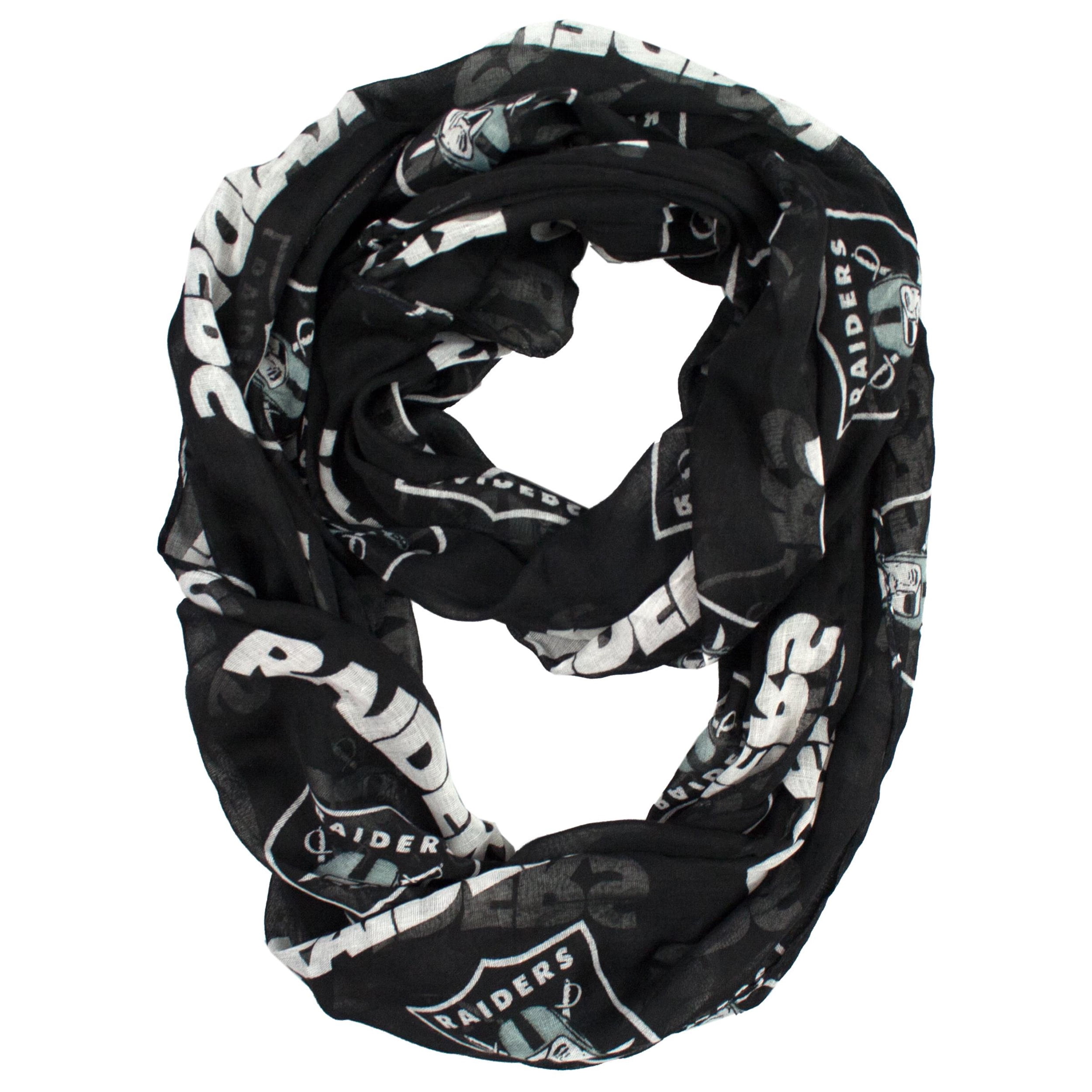 Little Earth - NFL Sheer Infinity Scarf, Oakland Raiders - Walmart.com