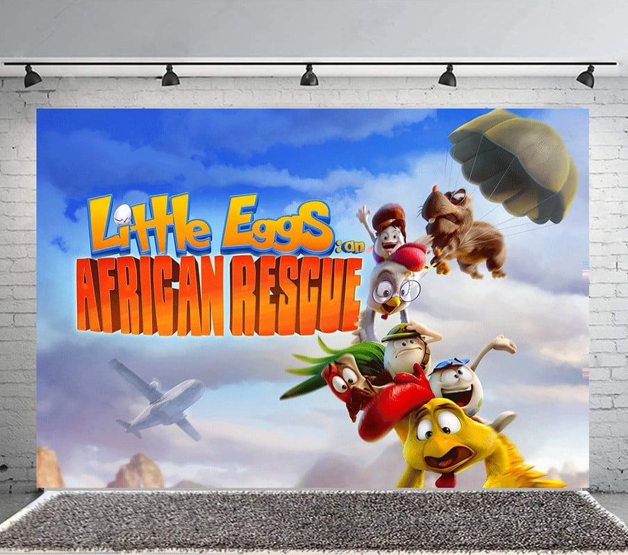 Little Eggs An African Rescue Backdrop Banner Party Supplies Poster ...