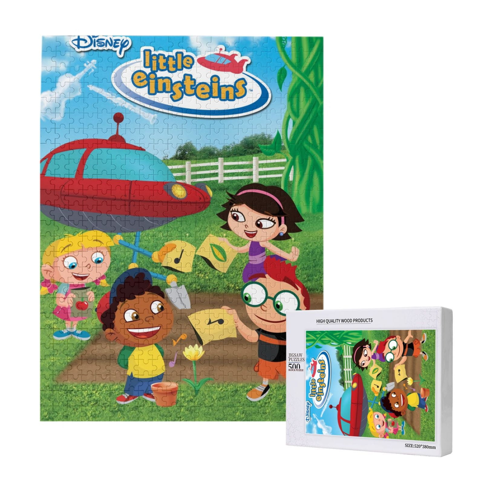 Little Einsteins 500 Pieces Of Wooden Fun Puzzle Art As Gifts For Brain ...