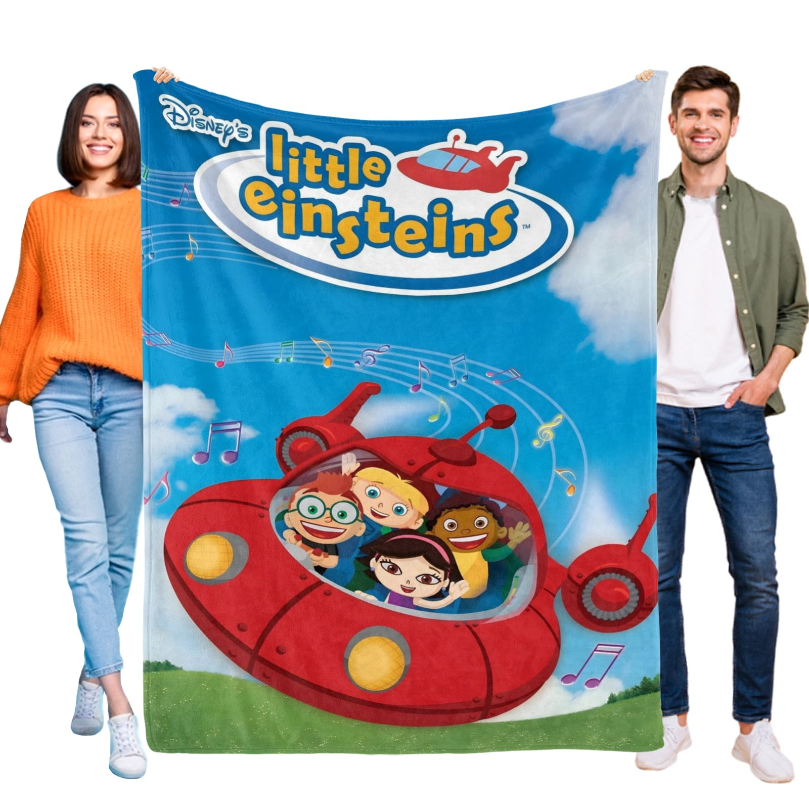 Little Einsteins-Anti-Pilling Flannel Blanket Soft Lightweight Plush ...