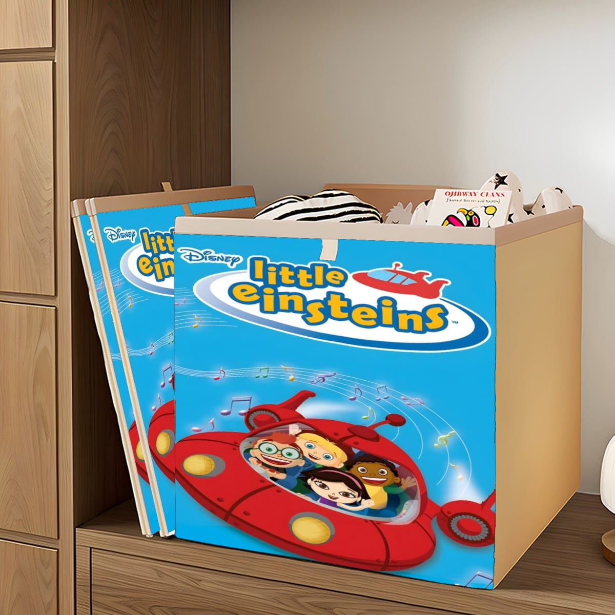 The Little Einsteins container say goodbye to clutter with one sleek ...
