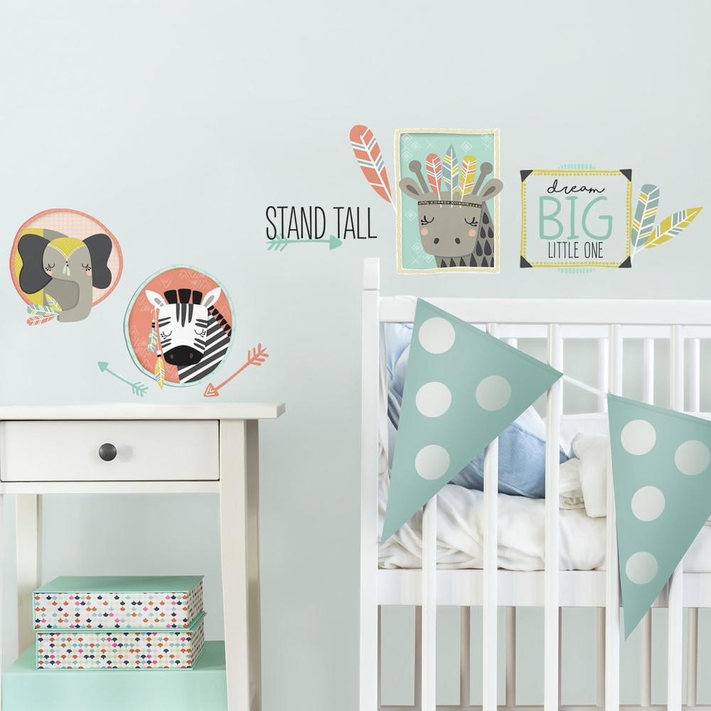 Little Explorer Animal Gallery Wall Decals - Walmart.com