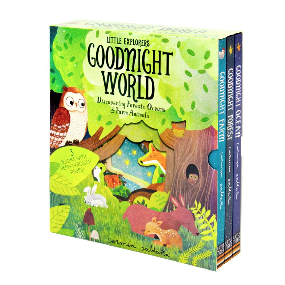 Peep Inside Board Books Goodnight World Little Explorers 3 Books ...