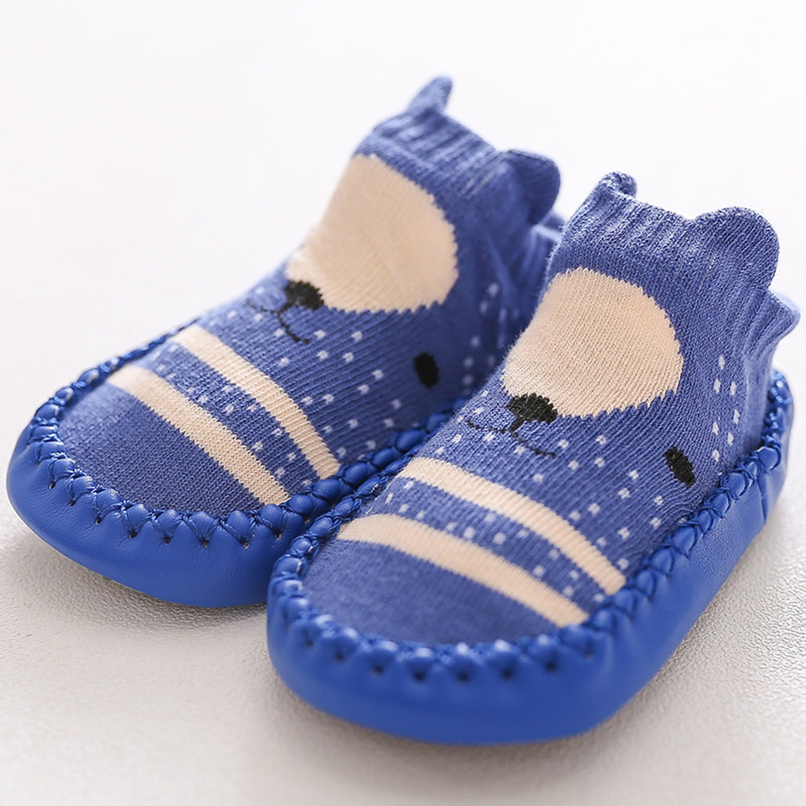 Little Explorers' Non-Slip Floor Sock Shoes, Knitted Soft-Sole Cartoon ...