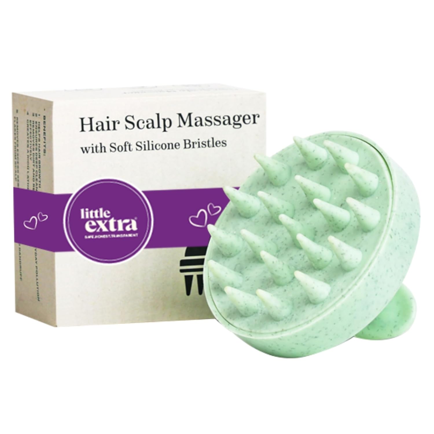 Little Extra Hair Scalp Massager Shampoo Brush for Hair Growth and ...