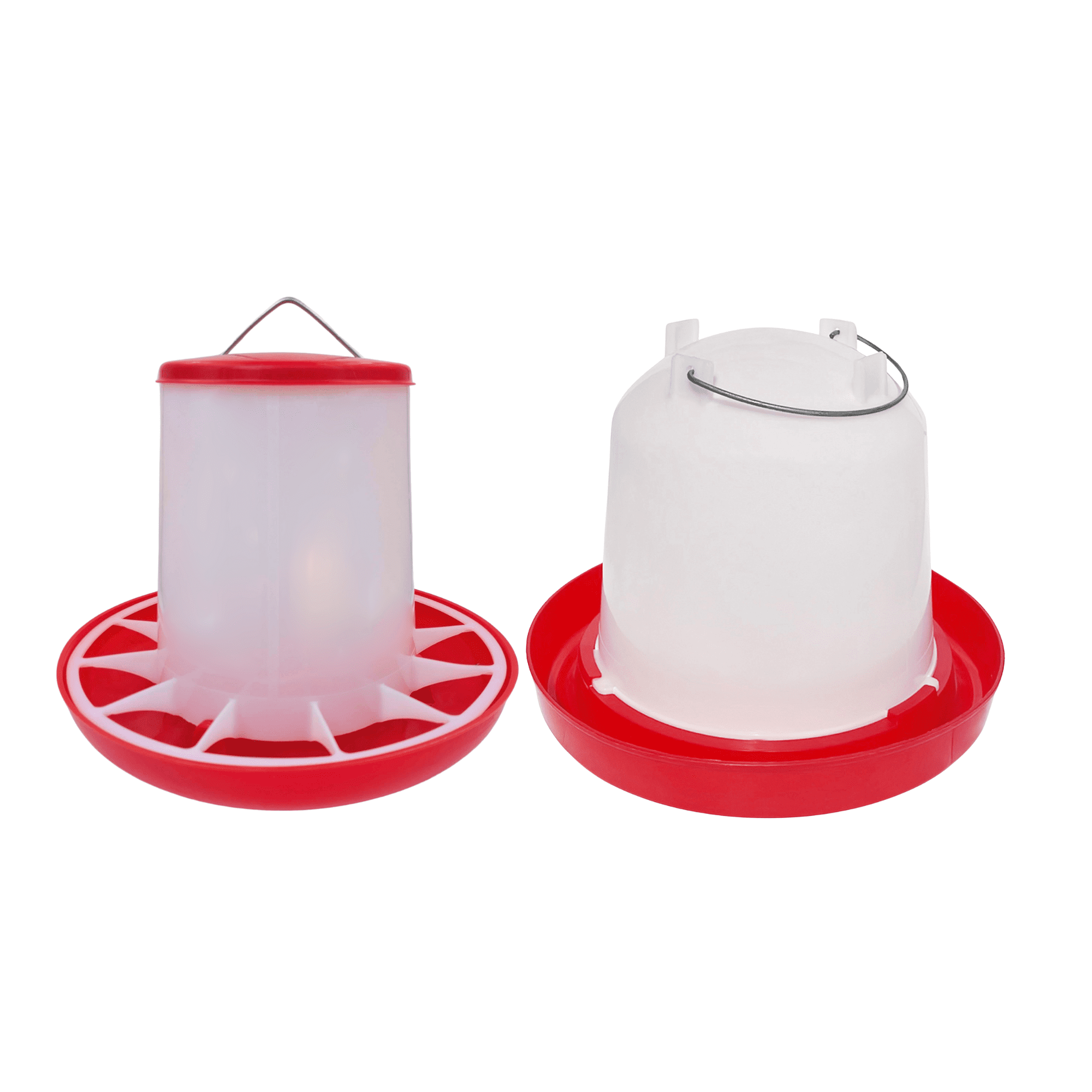 Little Family Members Chicken Feeder and Waterer Set Large Capacity ...