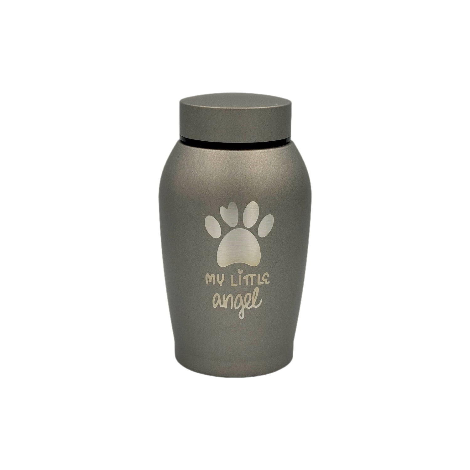 Little Family Members Pet Cremation Urn Engraved Stainless Steel Medium ...