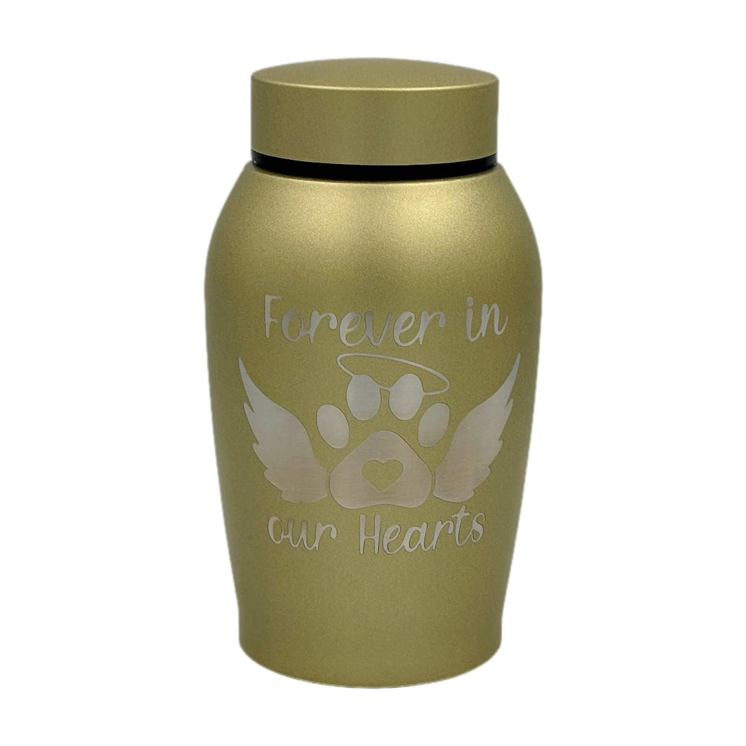 Little Family Members Pet Cremation Urn Engraved Stainless Steel Small ...