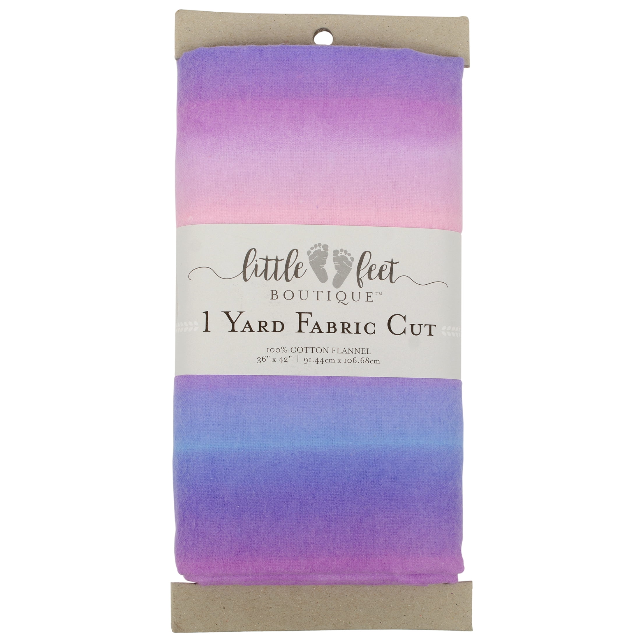 Little Feet Boutique 36" x 42" Flannel Ombre Precut Sewing & Craft ...