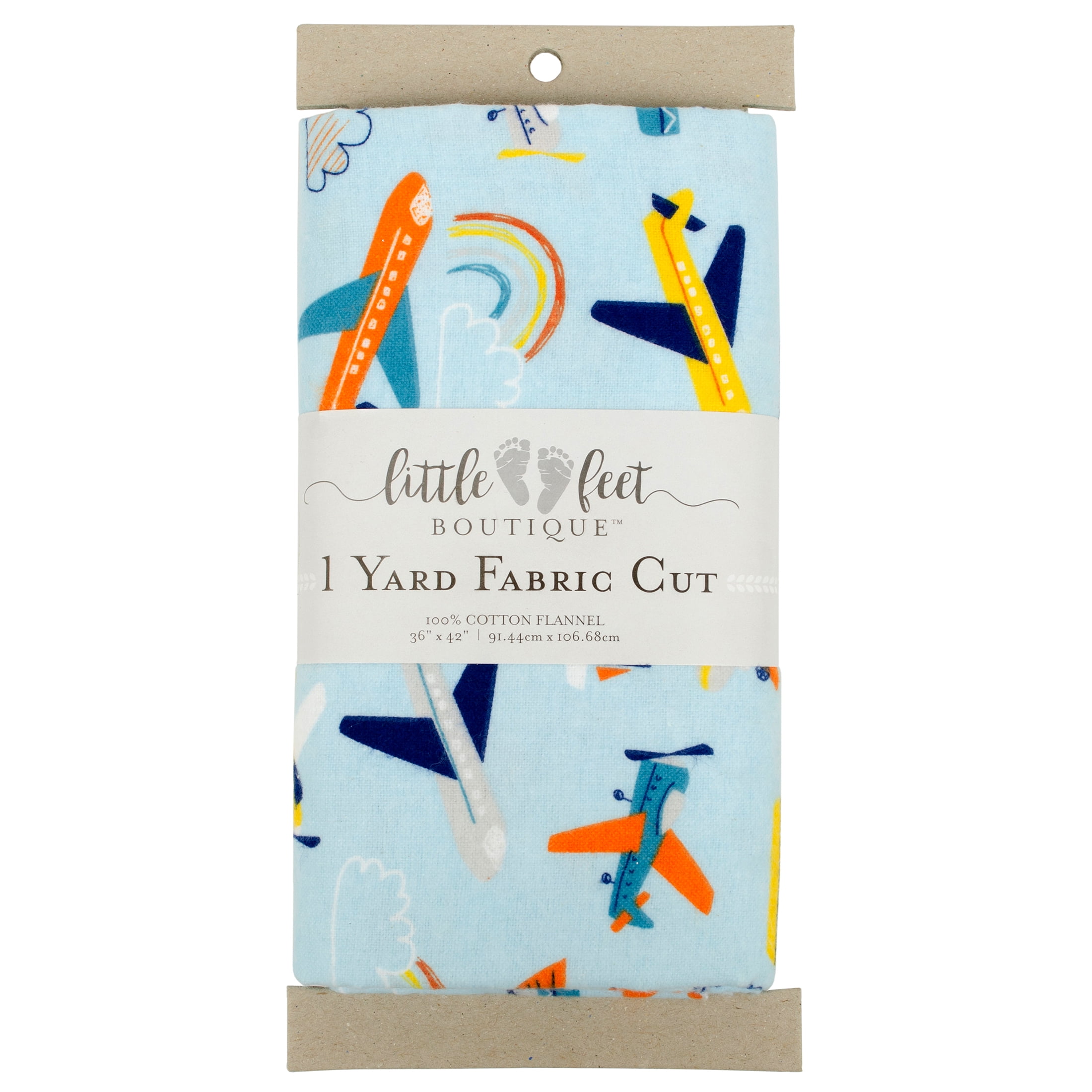 Little Feet Boutique 36"x42" Flannel Travel Precut Sewing & Craft ...