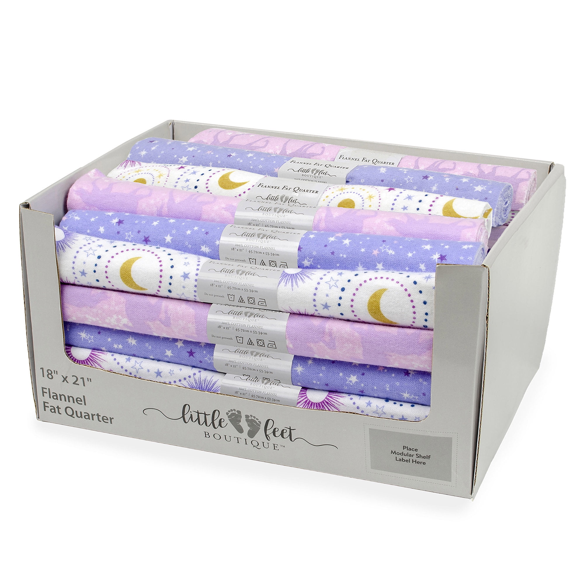 Little Feet Boutique Out of this World 18"x21" Cotton Flannel Precut ...