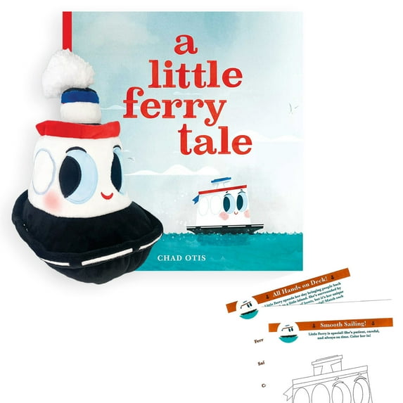 A Little Ferry Tale by Chad Otis, Kids Book Character Stuffed Plush ...