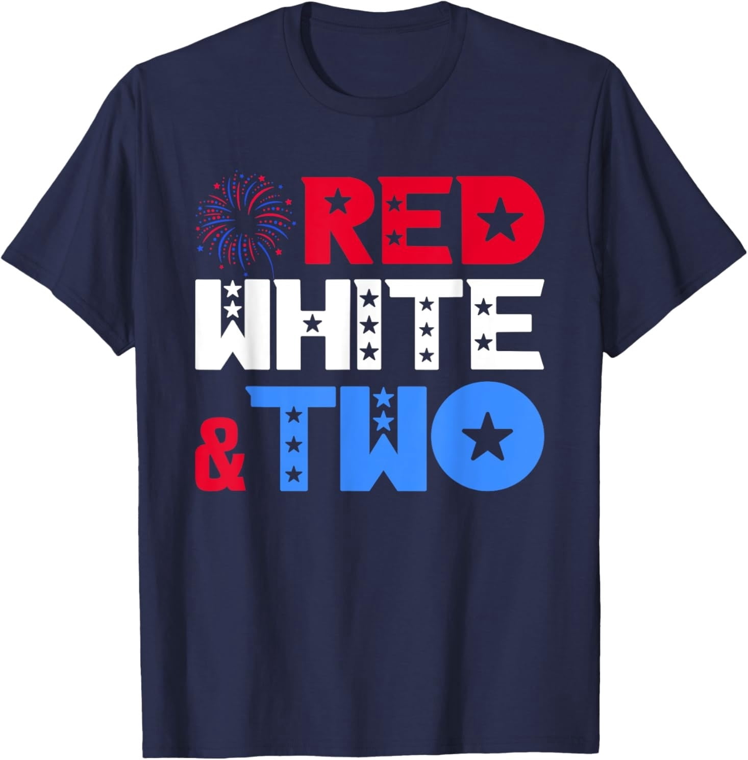 Little Firecracker Turns Two Tee – Patriotic 2nd Birthday July 4th ...