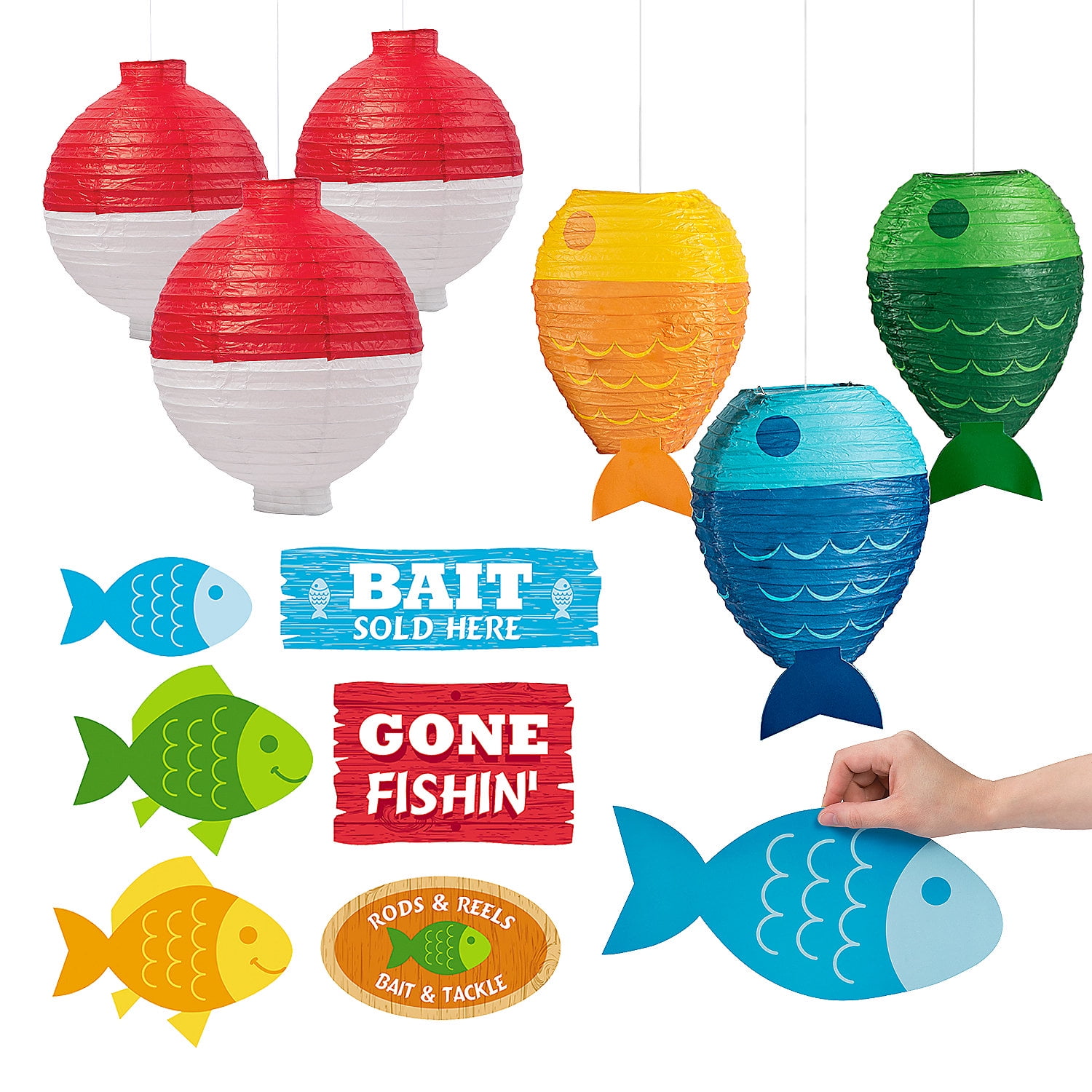 Little Fisherman Decor Kit - 15 Pc - Walmart.com
