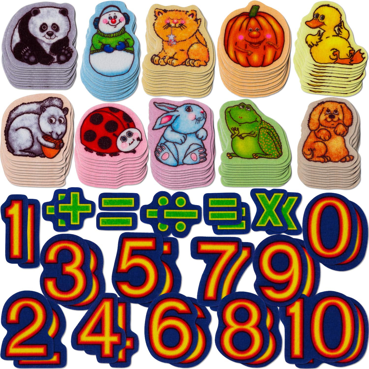Little Folk Visuals Beginner's TSF6 Counting Set Precut Flannel/Felt ...
