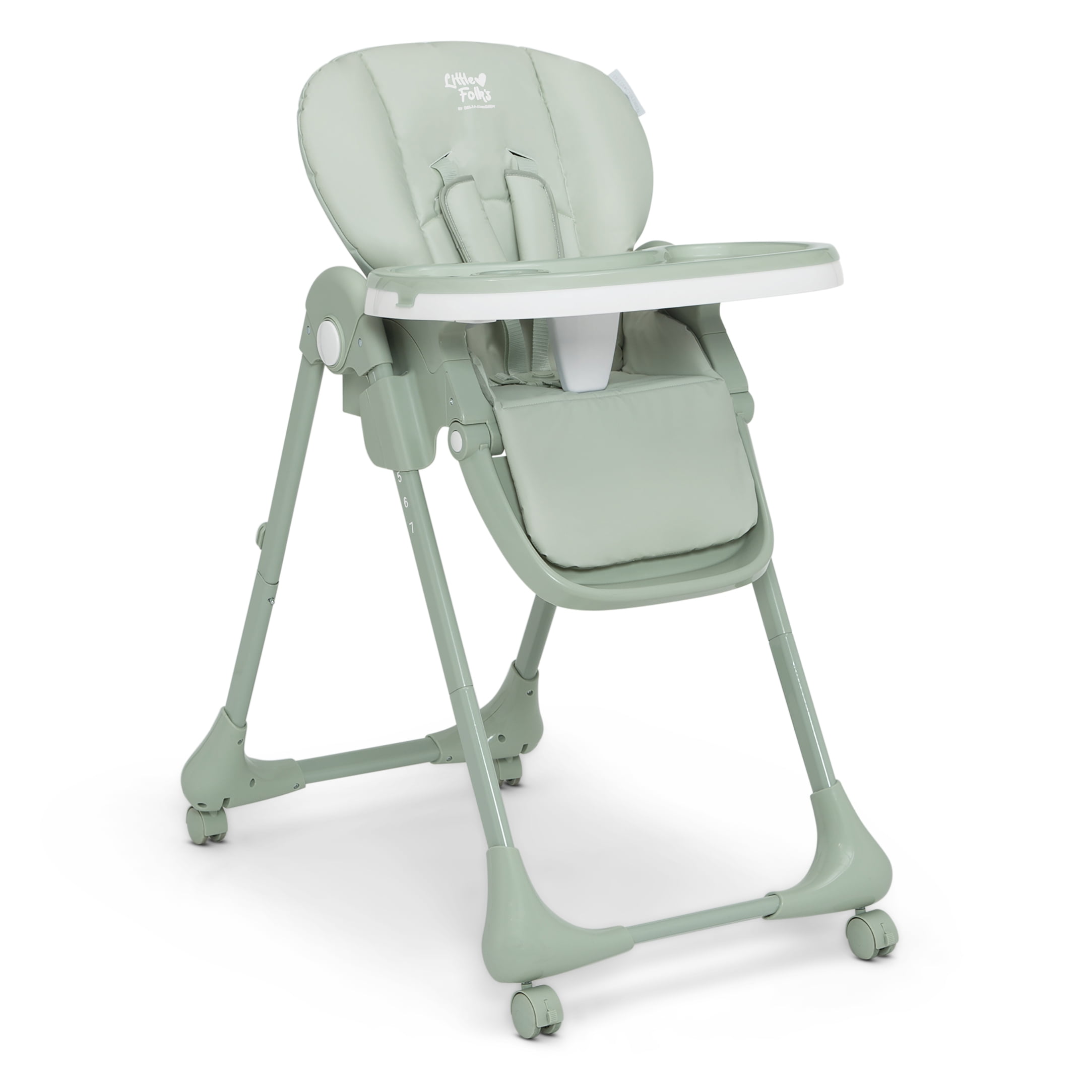 Little Folks by Delta Children 2-in-1 SlimFold High Chair for Babies ...