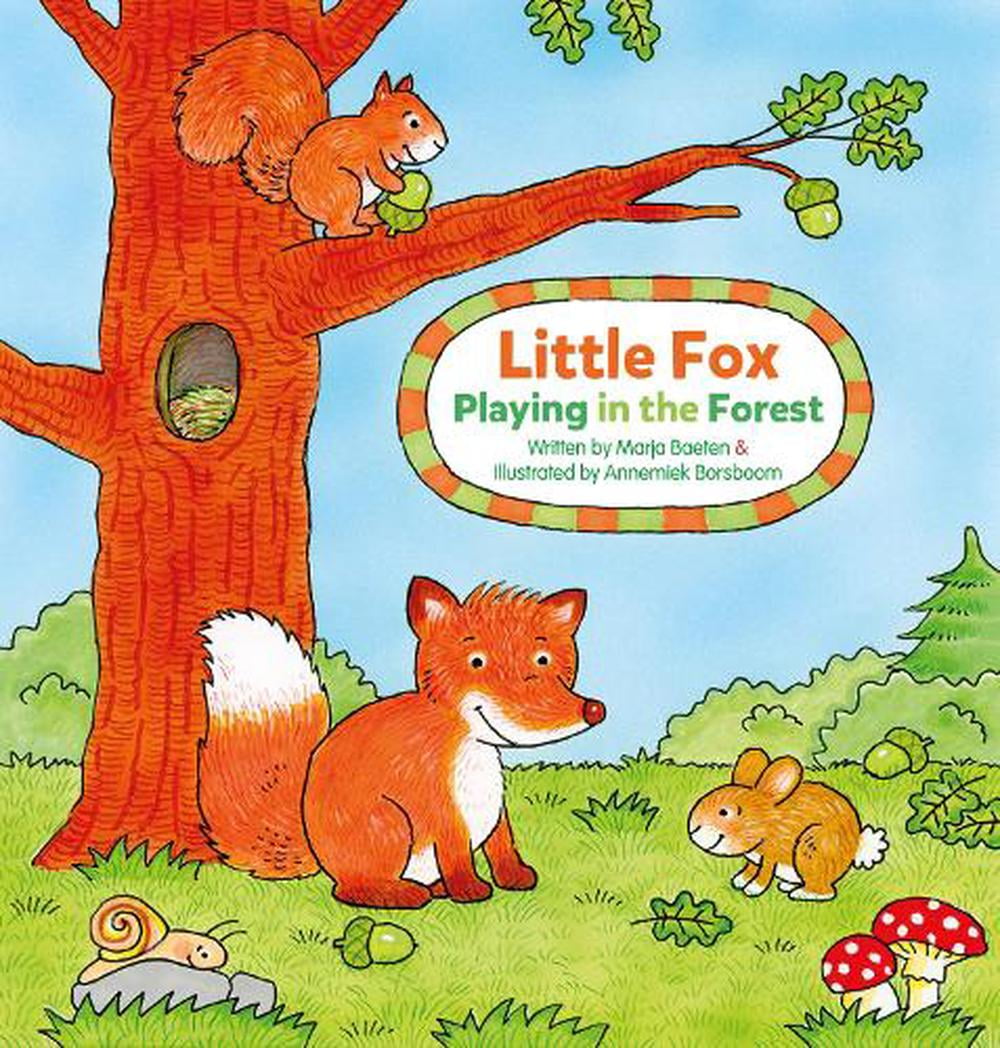 Little Fox. Playing in the Forest - Walmart.com