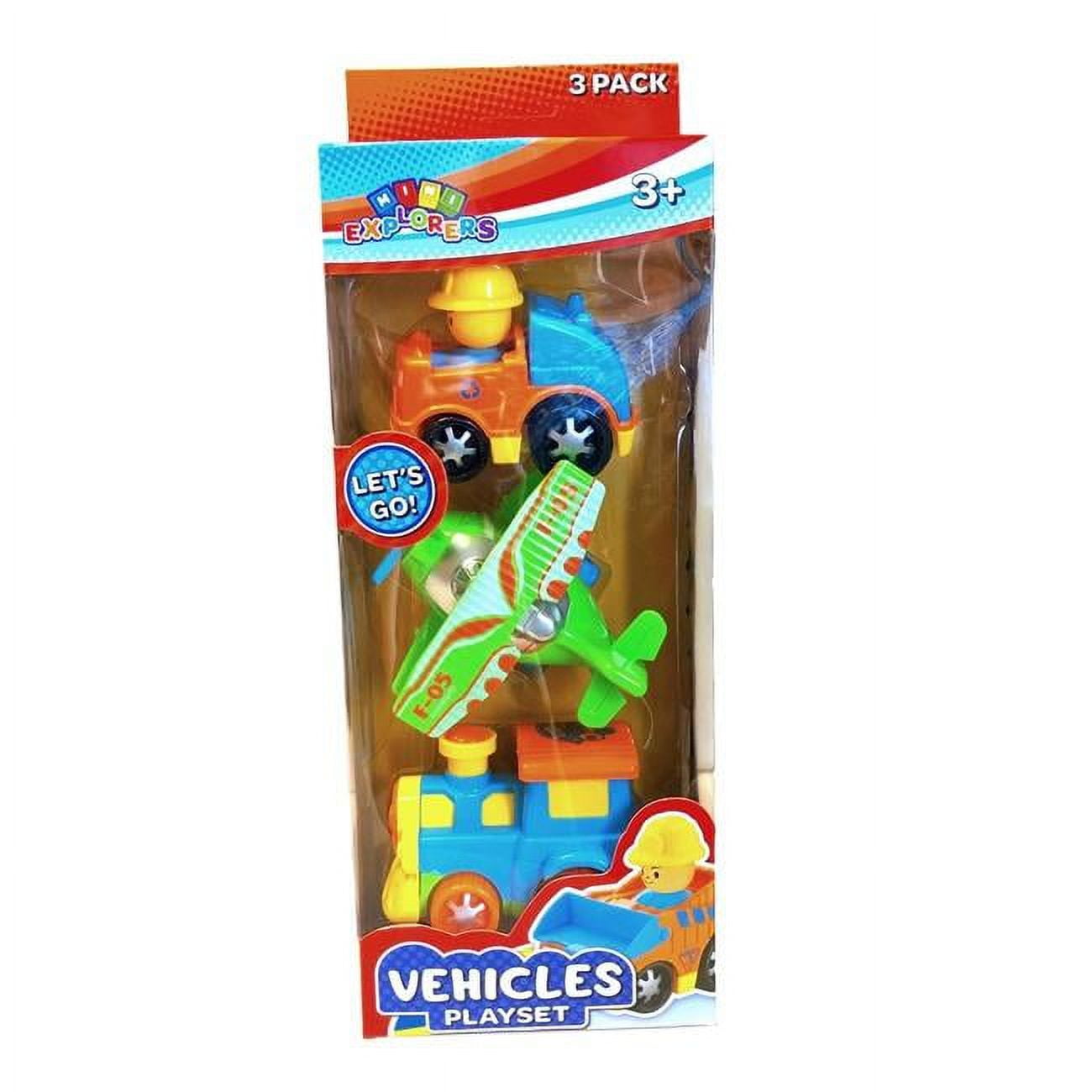 Little Friction Vehicles Assorted Color Case of Three (Train Truck ...