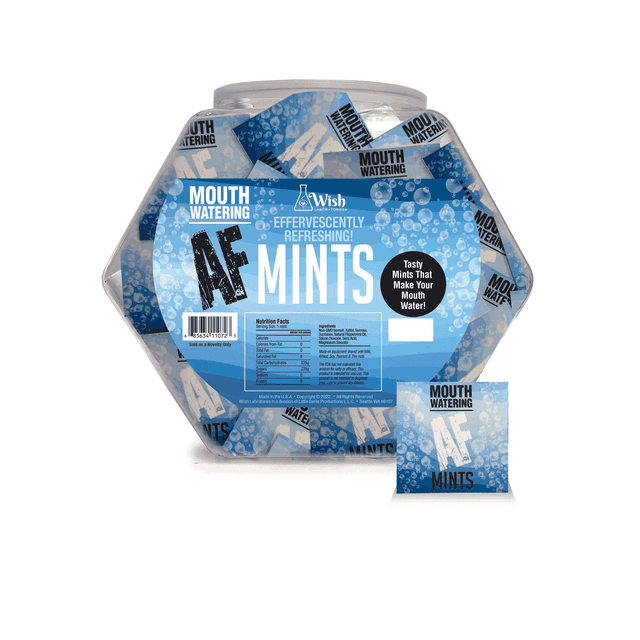 Little Genie,Mouth Watering AF Mints, Bowl of 100 Packs - Walmart.com