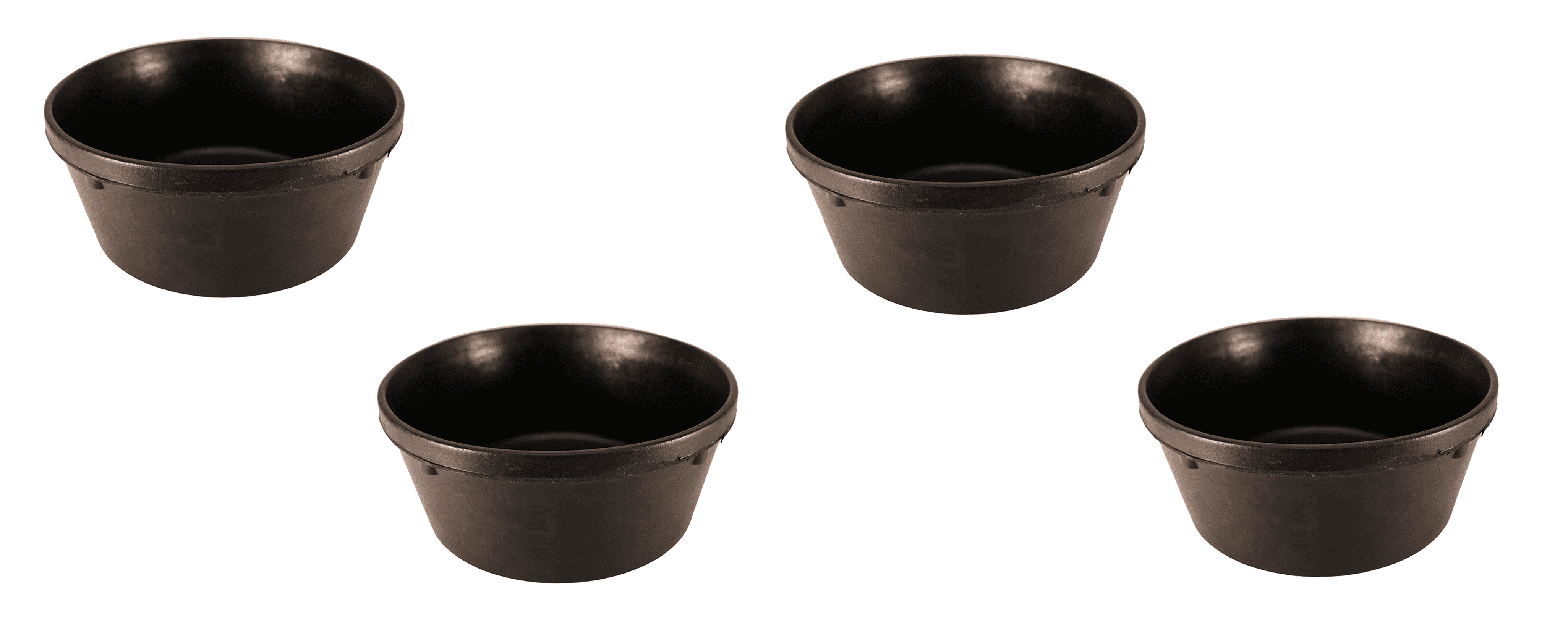 Little Giant 2 Quart Rubber Feed Pan Pack of 4 - HP-1 - Walmart.com