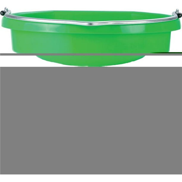 TopDawg 22389 20 qt. Little Giant Plastic Flat Back Bucket, Lime Green ...