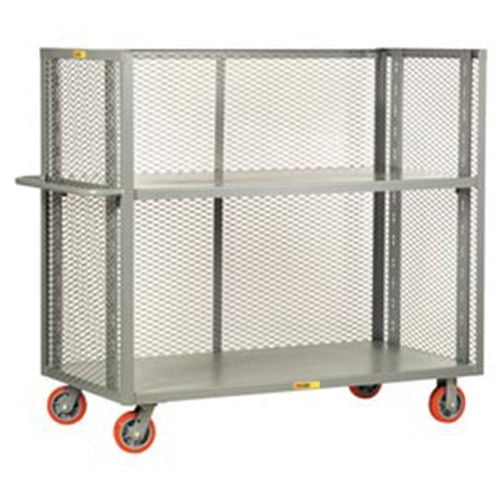 Little Giant 3-Sided Adjustable Truck, Mesh Sides, 48"L x 24"W x 57"H ...