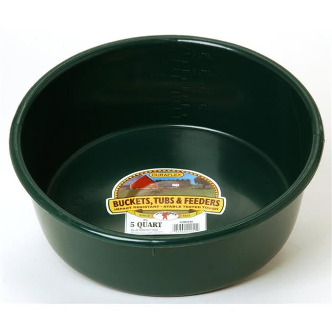 Miller Manufacturing 405000548 P5 5 qt. Plastic Utility Pan, Green ...