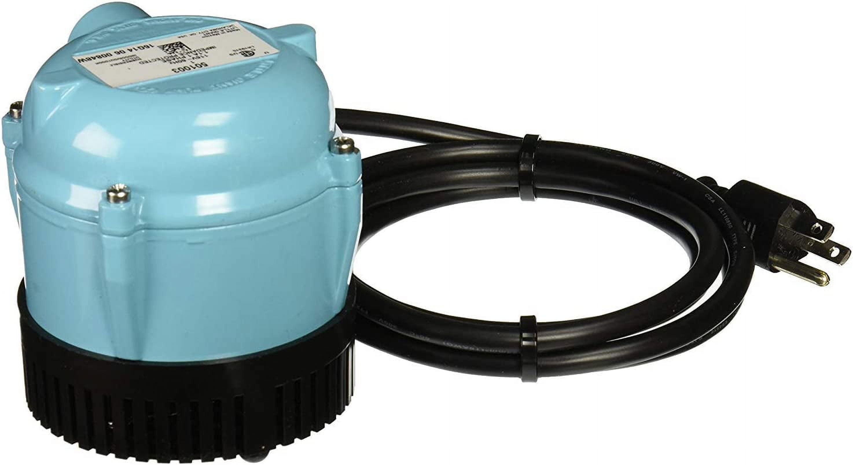 Little Giant 501003 1-205 GPH Intake Submersible Pump - Walmart.com