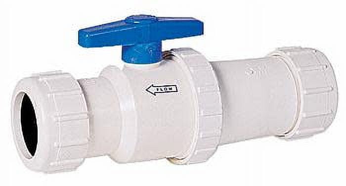 Little Giant 599160, CVBV 2" PVC Compression Check/Ball Valve, 2 ...