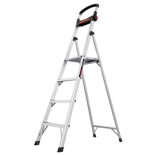 Little Giant 6 ft. Aluminum Step Ladder with Type IAA - 375 lbs ...
