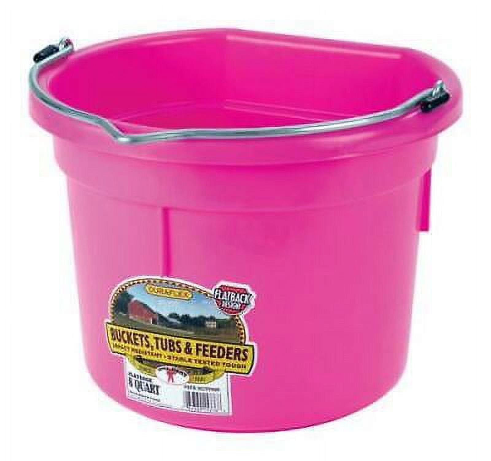 Little Giant 7404023 8 qt. Bucket, Pink - Walmart.com