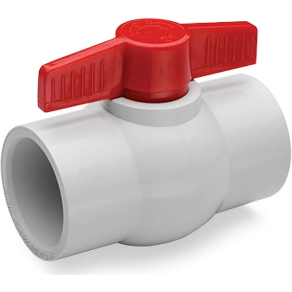 Little Giant BV-112S 1.5-Inch Slip x 1.5-Inch Slip PVC Ball Valve for ...
