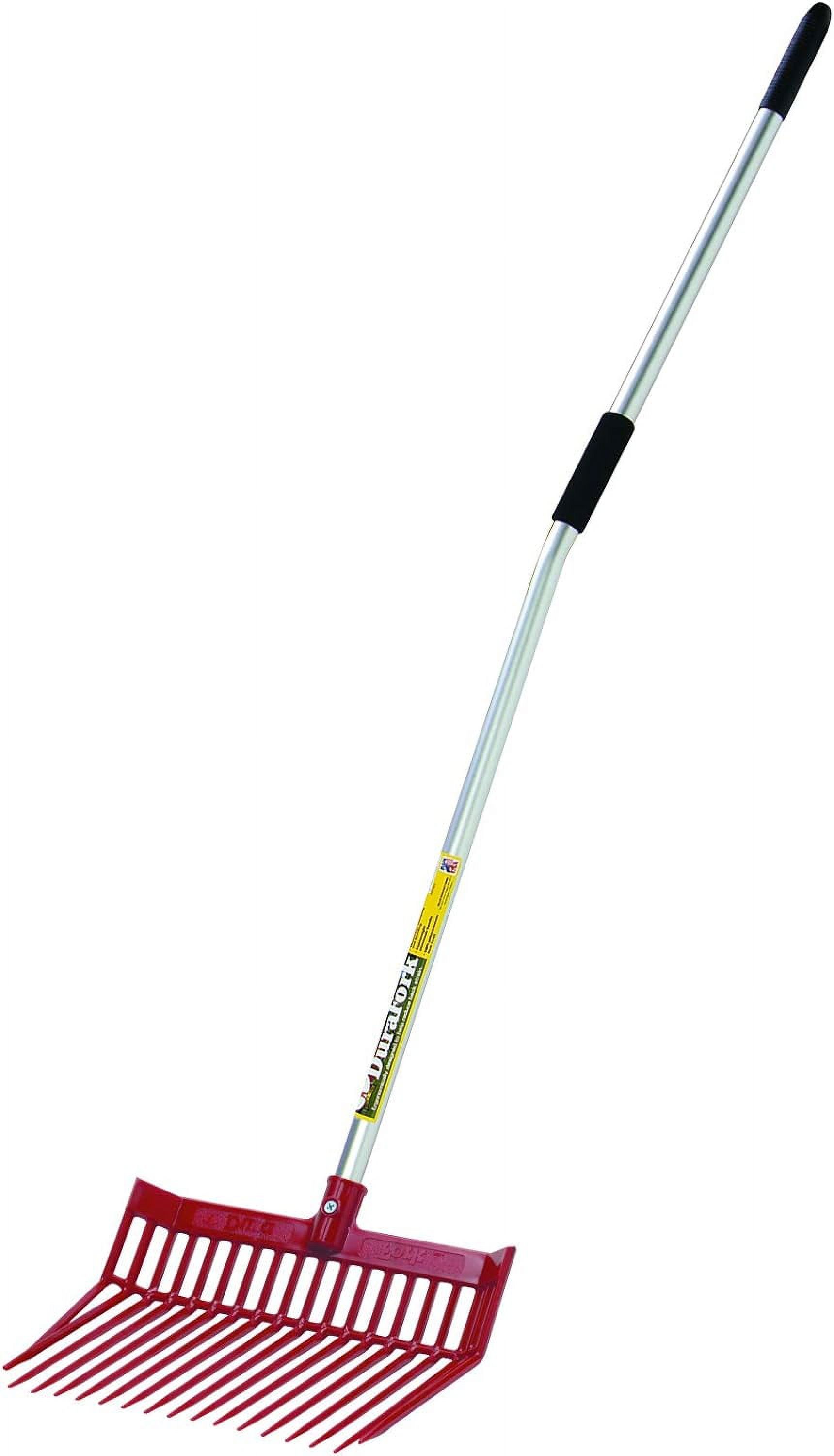 Little Giant DuraFork Pitch Fork (Red) Durable Polycarbonate Stable ...