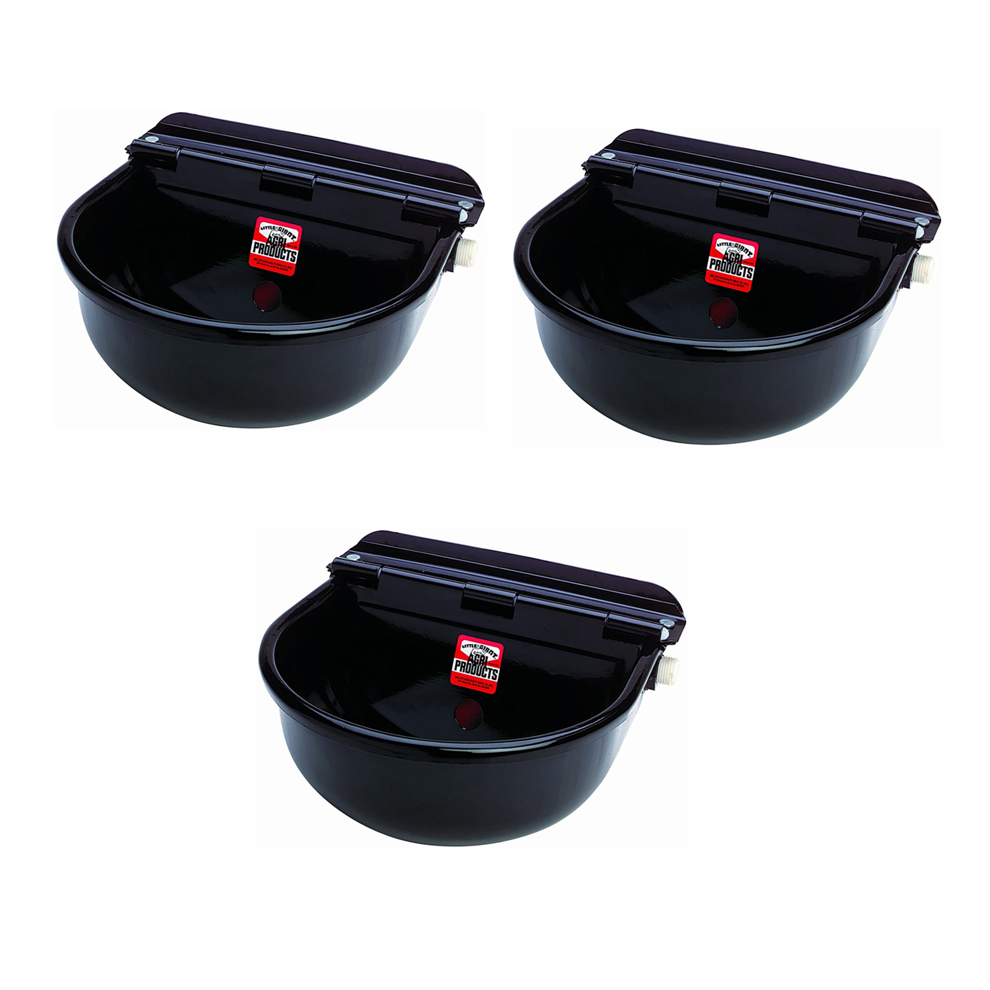 Little Giant 3-Pack All-Purpose Automatic Stock Waterer, Epoxy-Coated ...