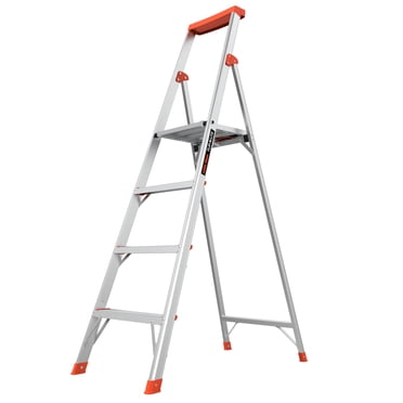 Louisville Heavy-Duty 4 Ft. Fiberglass Step Ladder, Type IA, 300 Lbs ...