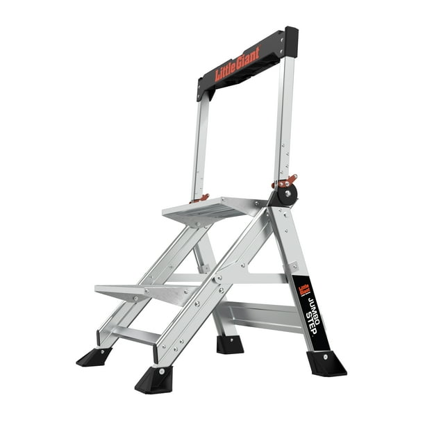 Little Giant Ladder Systems Jumbo Step, 2 Step Aluminum Type 1AA, 375 ...
