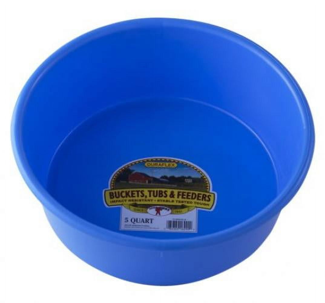 Little Giant P5BERRYBLUE Dura-Flex Plastic Utility Pan, 5-Quart, Berry ...