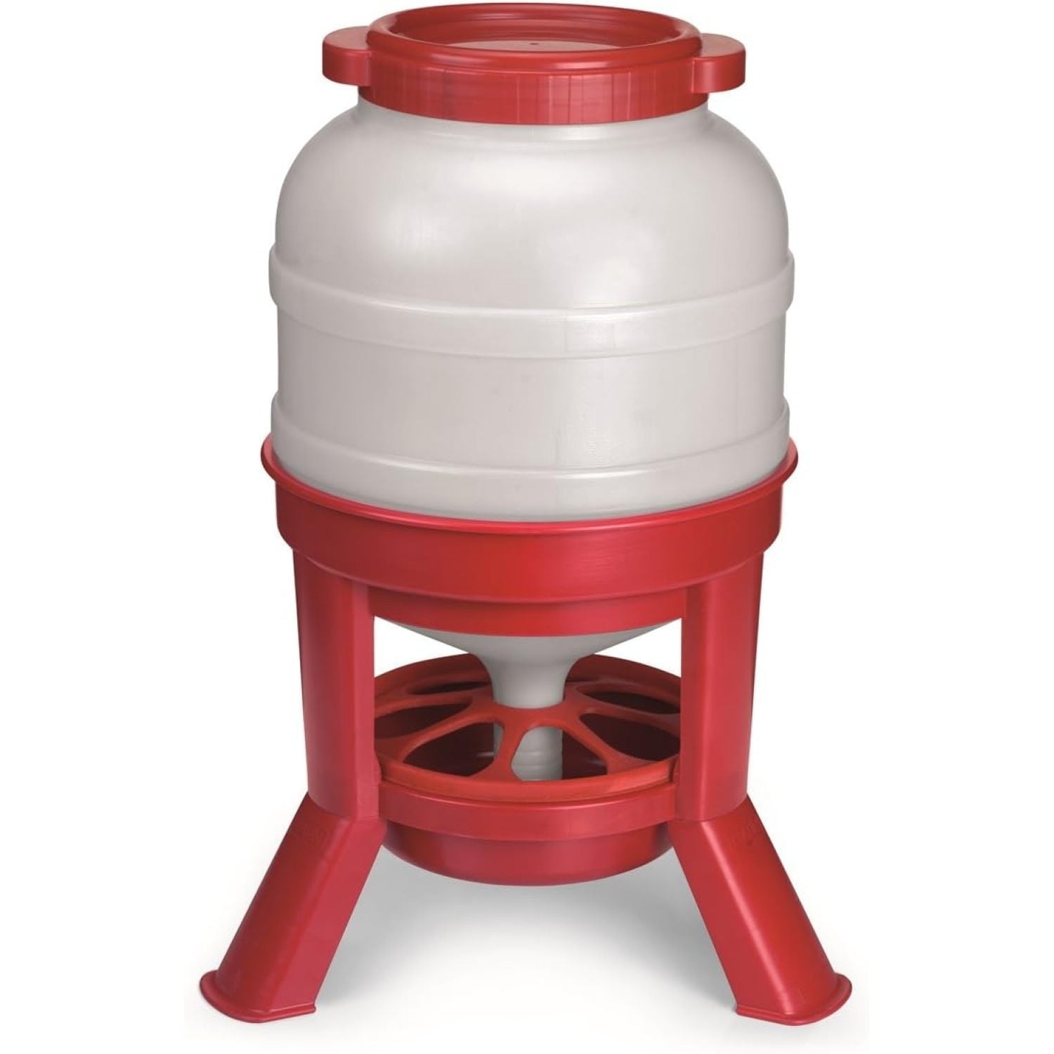 Little Giant Plastic Dome Feeder (45 Lb) Heavy Duty Plastic Gravity Fed ...