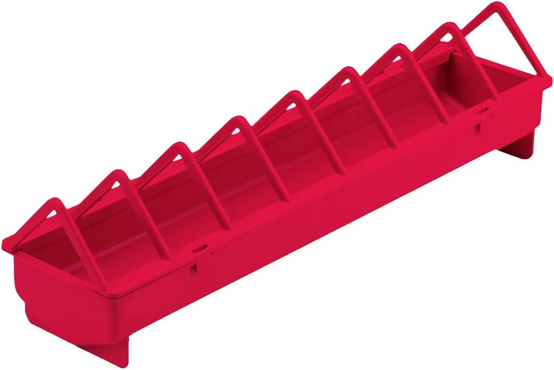 Little Giant Plastic Poultry Trough Feeder with Wide Spacing 20-Inch ...