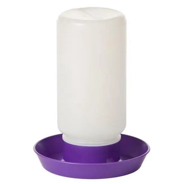 Little Giant Poultry Chicken 1 QT Plastic Feeder Set / Water Set ...