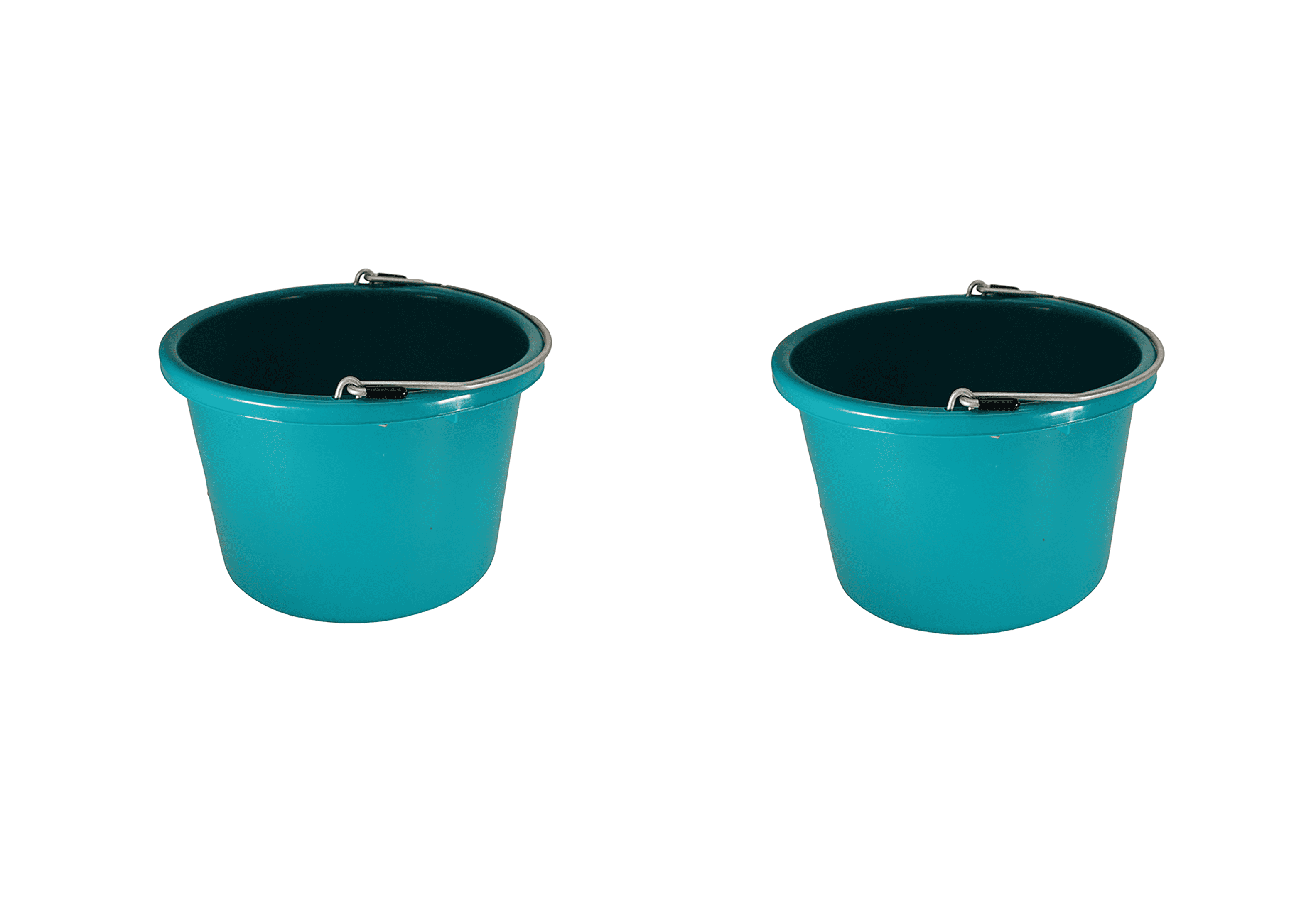 Little Giant Teal 8 Quart Plastic Bucket Pack of 2 - P8TEAL - Walmart.com