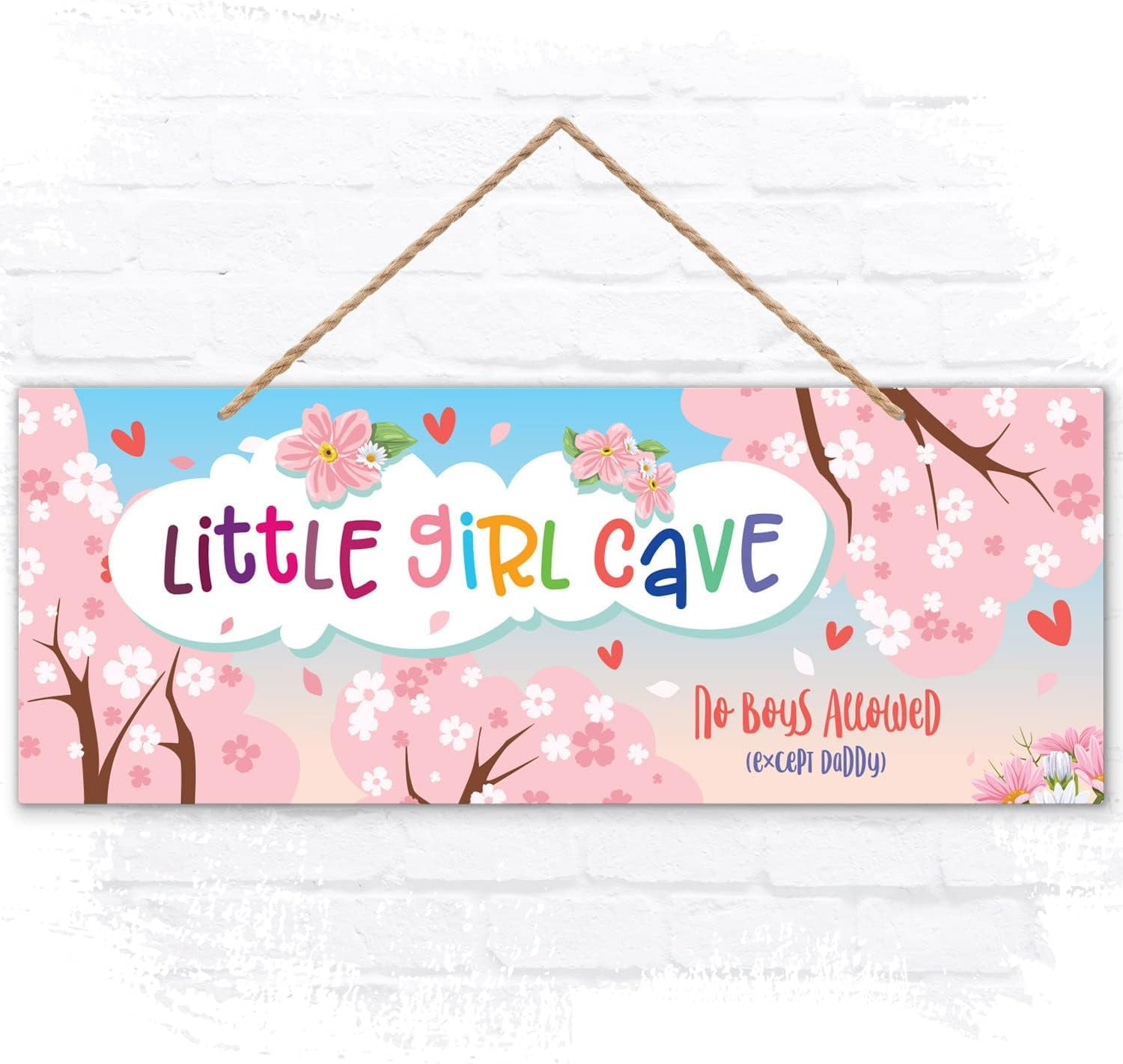 Little Girl Cave Sign, Girl/ Decor for Wall, Castle Tent and Door Sign ...