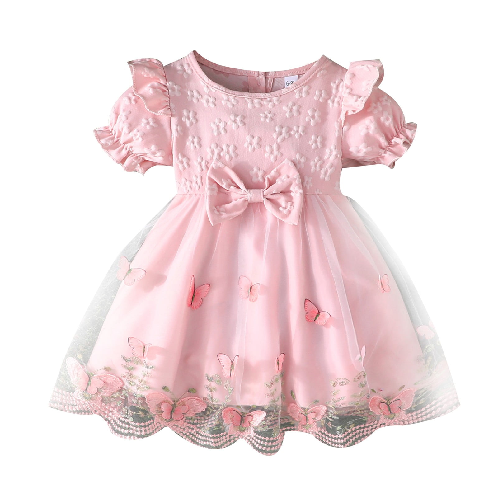 Little Girl Dresses 12 Months Flower Toddler Girls Dress Puffy ALine ...