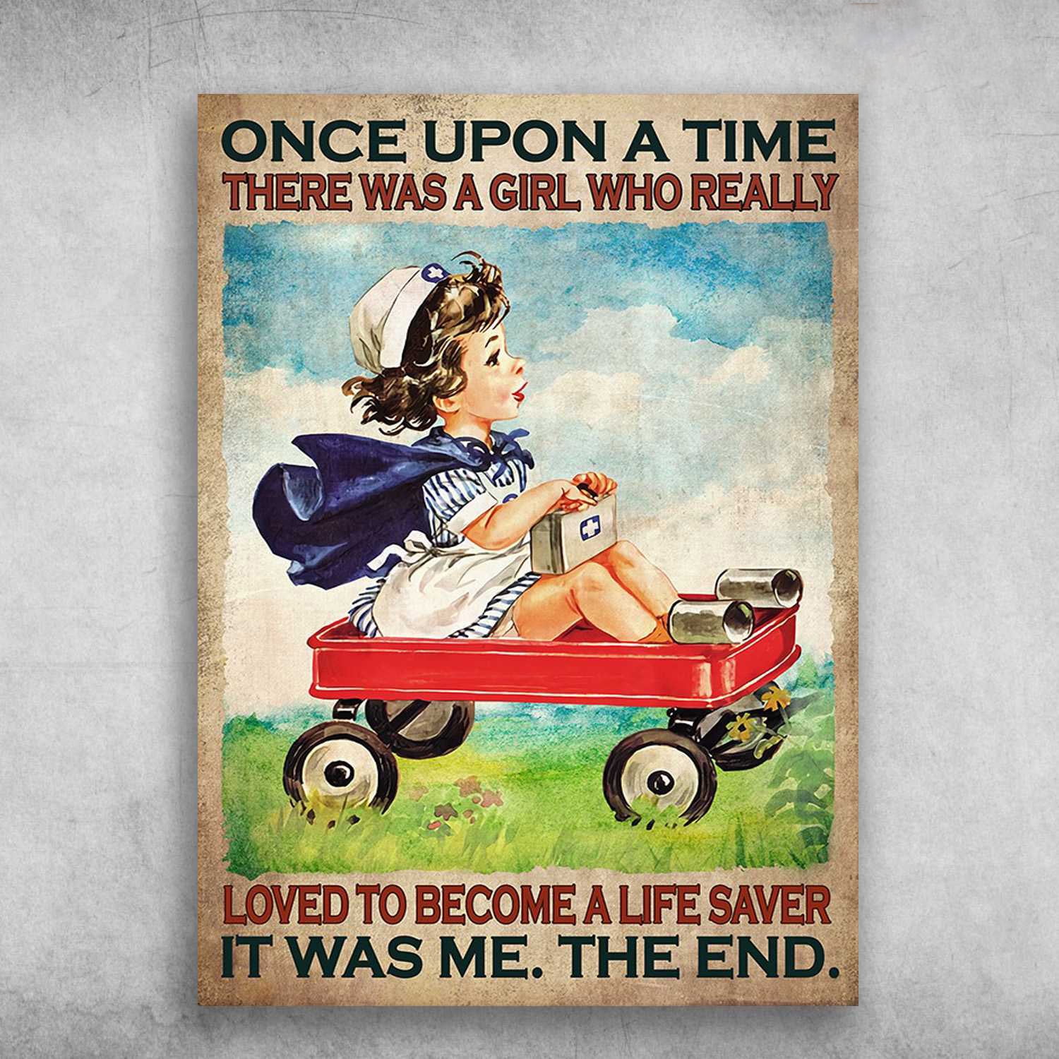 Little Girl Nurse - Once Upon A Time, There Was A Girl, Who Really ...