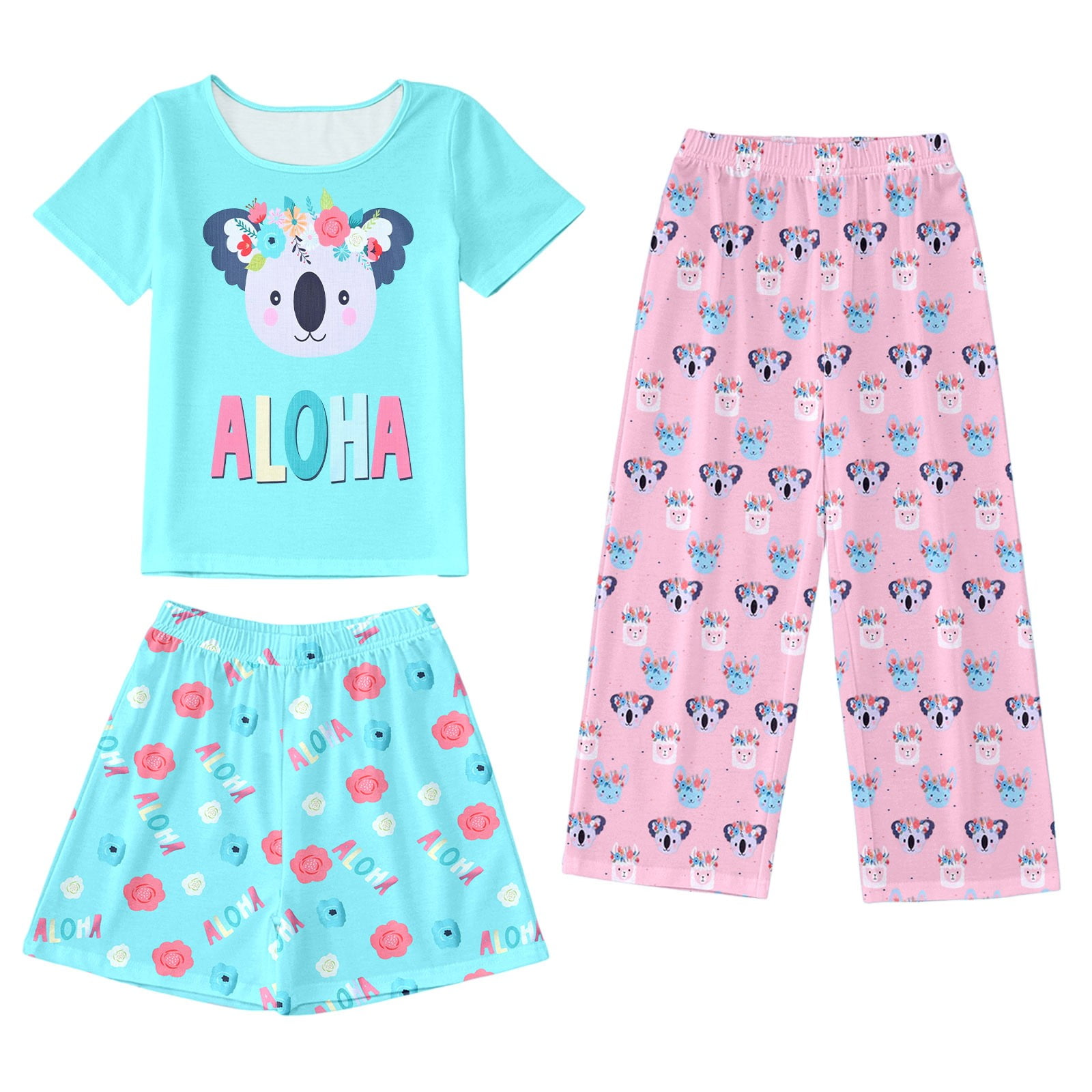 Little Girl Pajamas 11-12 Years Preppy Pajamas Kids Girls Toddler ...