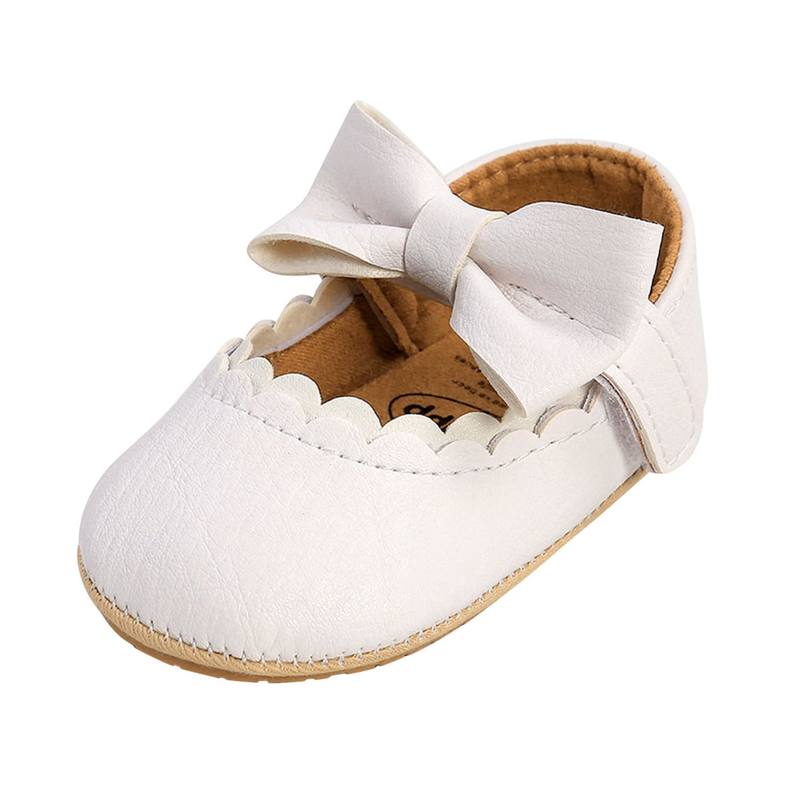 Little Girl's Dress Shoes Ballet Flats Bow Flower Girl Wedding Party ...